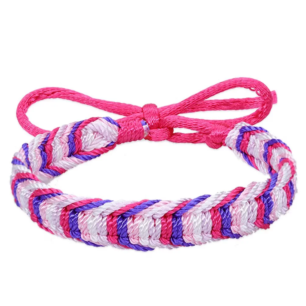 PAMTIER Unisex Handmade Braided Love Tibetan Wrist Wrap Boho Jewelry ...