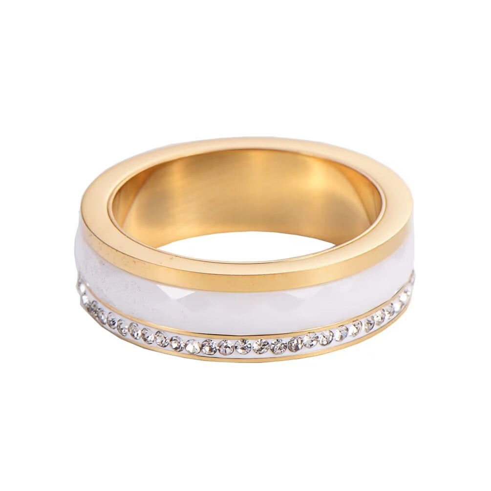 PAMTIER Unisex Personality Classic Simple Rhombic Cut Rhinestones ...