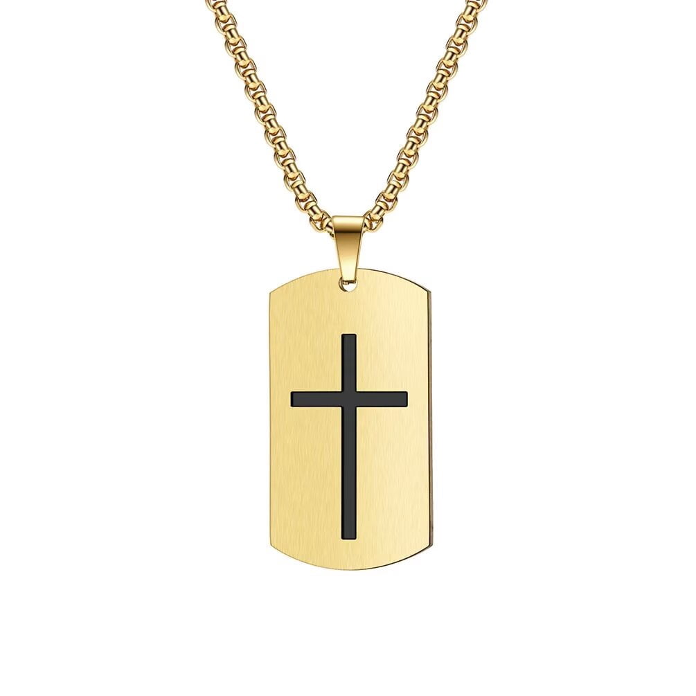 PAMTIER Unisex Stainless Steel Classic Lord's Prayer Inspirational ...