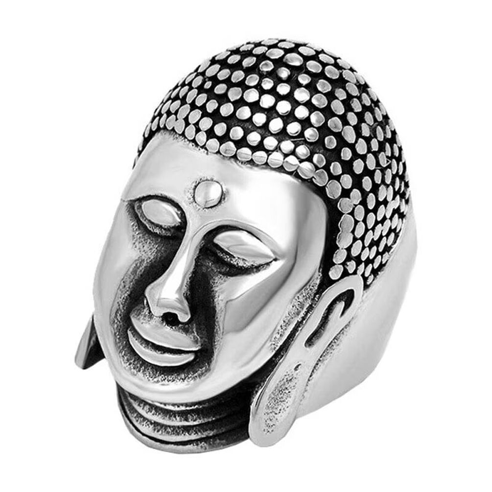 PAMTIER Unisex Stainless Steel Personality Vintage Tibetan Buddhist ...