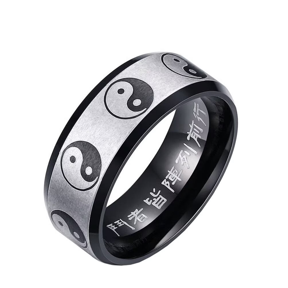 PAMTIER Unisex Stainless Steel Vintage Ethnic Style Matte Finished ...