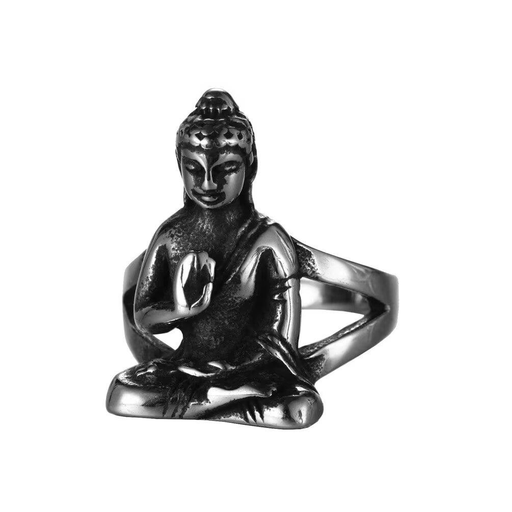 PAMTIER Unisex Stainless Steel Vintage Gothic Punk Tibetan Buddhist ...