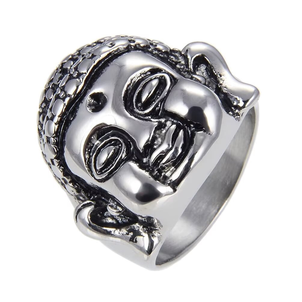 PAMTIER Unisex Stainless Steel Vintage Personality Tibetan Buddhist ...