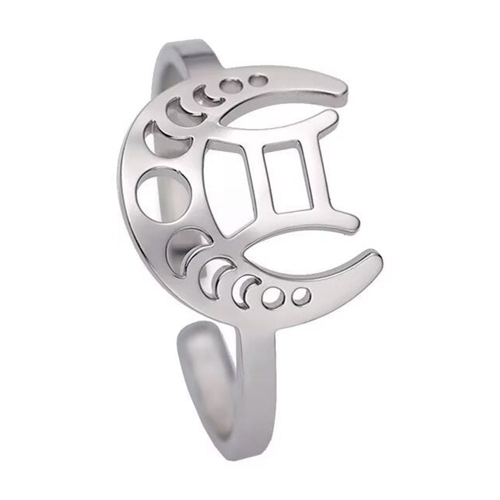 PAMTIER Women's Stainless Steel Creative Moon 12 Constellations ...