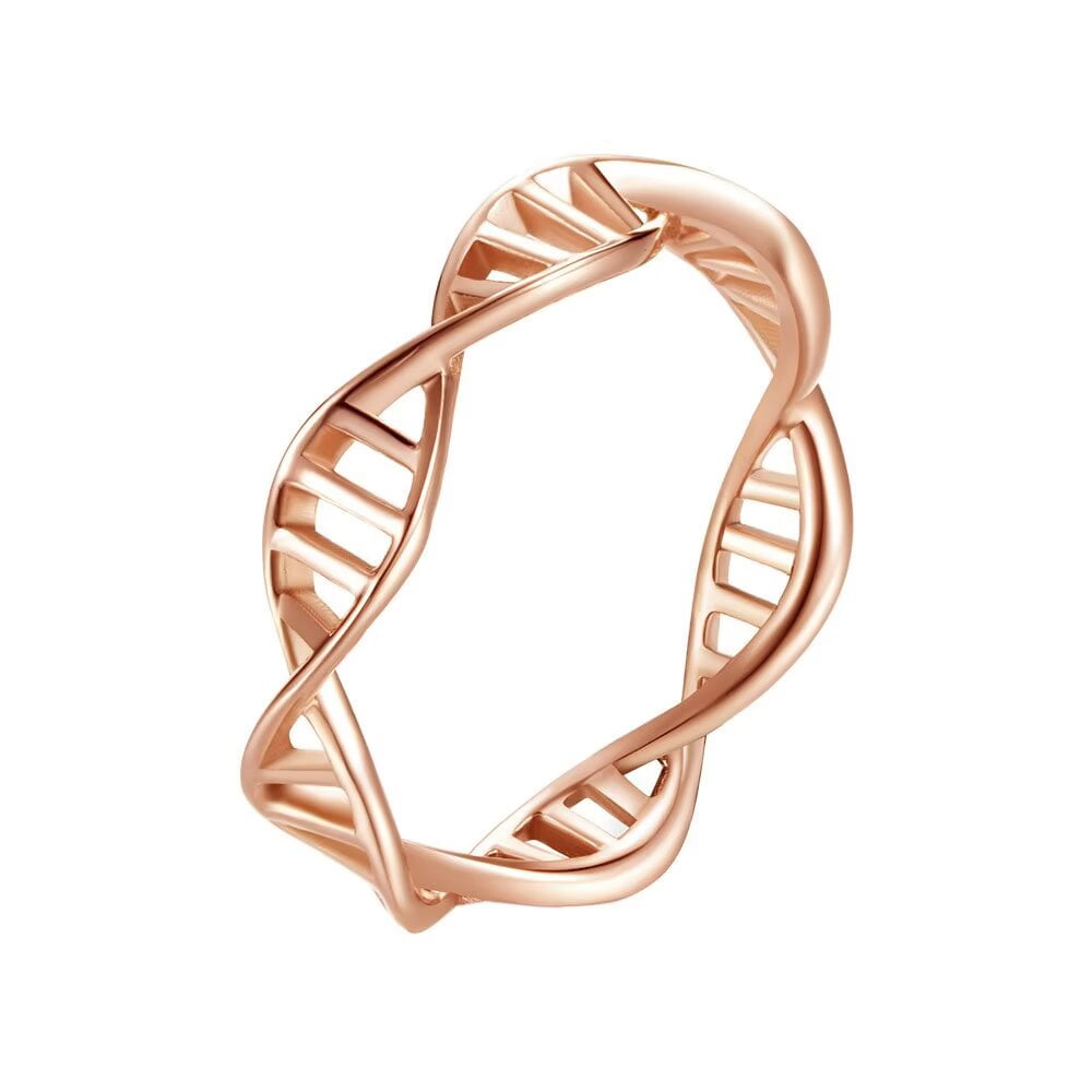 PAMTIER Women's Stainless Steel Minimalist Classic DNA Double Helix ...