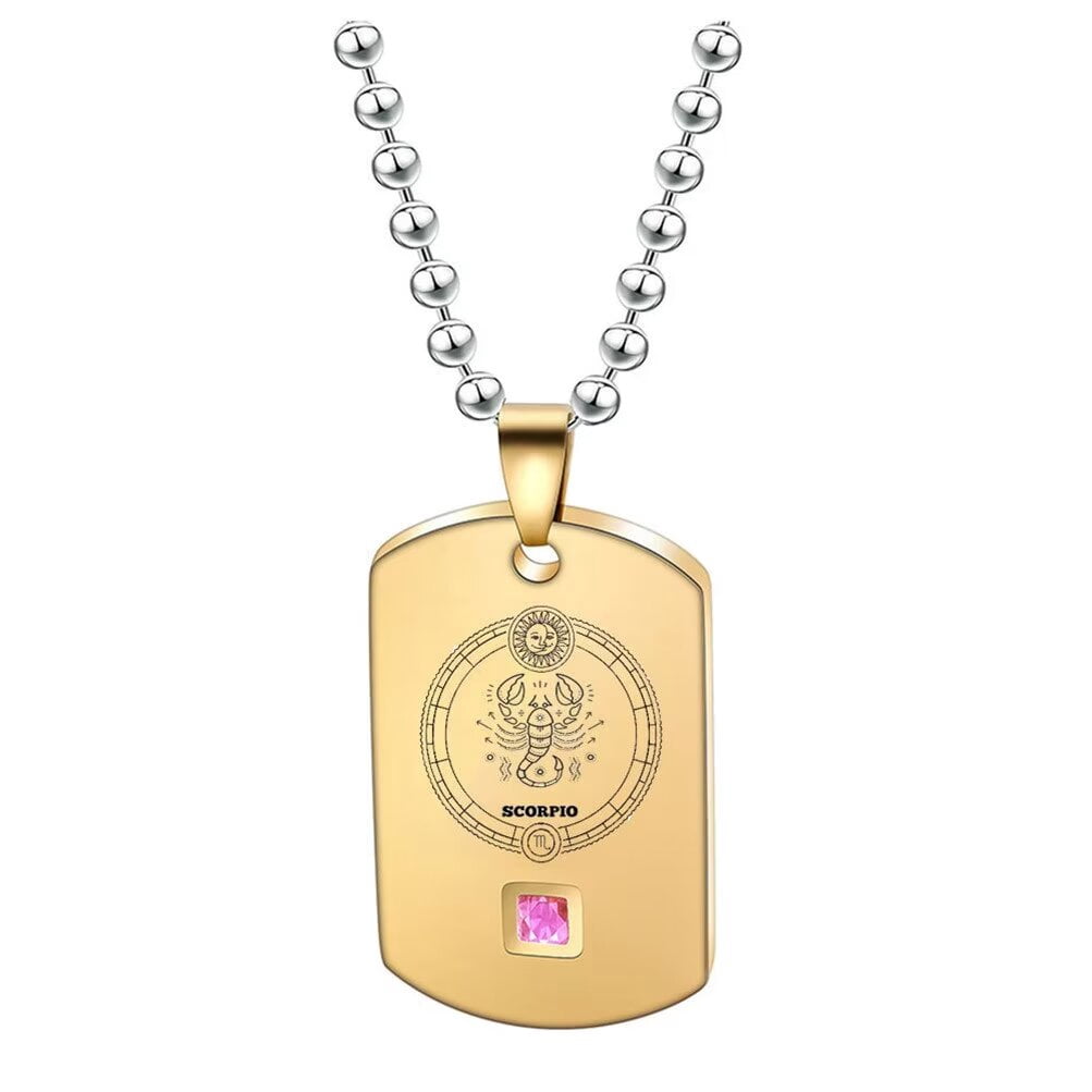 PAMTIER Women's Stainless Steel Vintage Personality 12 Constellation ...