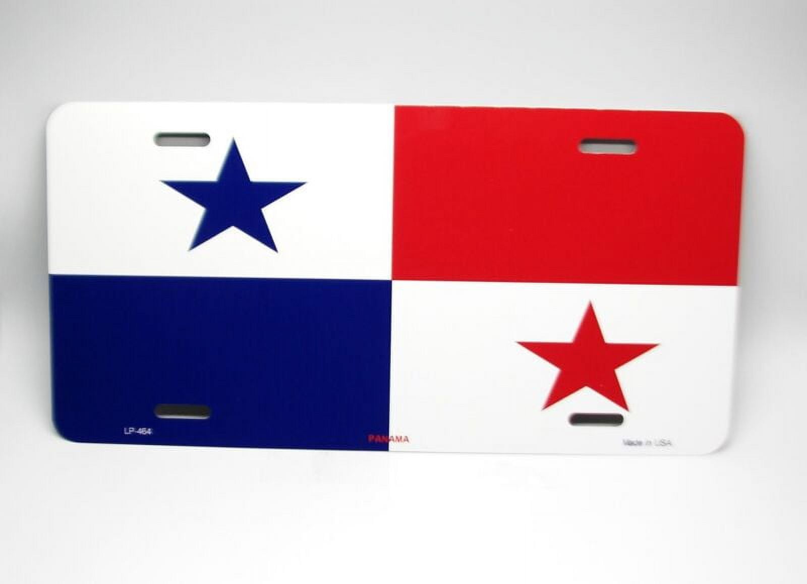 PANAMA FLAG METAL CAR LICENSE PLATE,PANAMÁ BANDERA,PANAMANIAN FLAG ...
