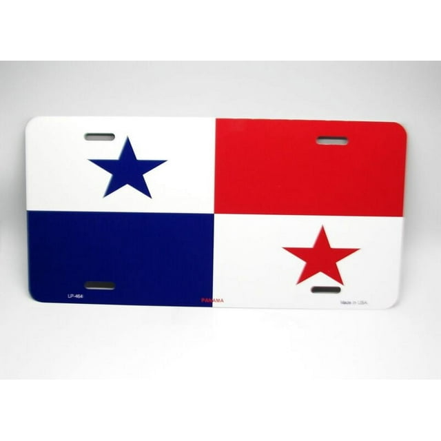 PANAMA FLAG METAL CAR LICENSE PLATE,PANAMÁ BANDERA,PANAMANIAN FLAG ...