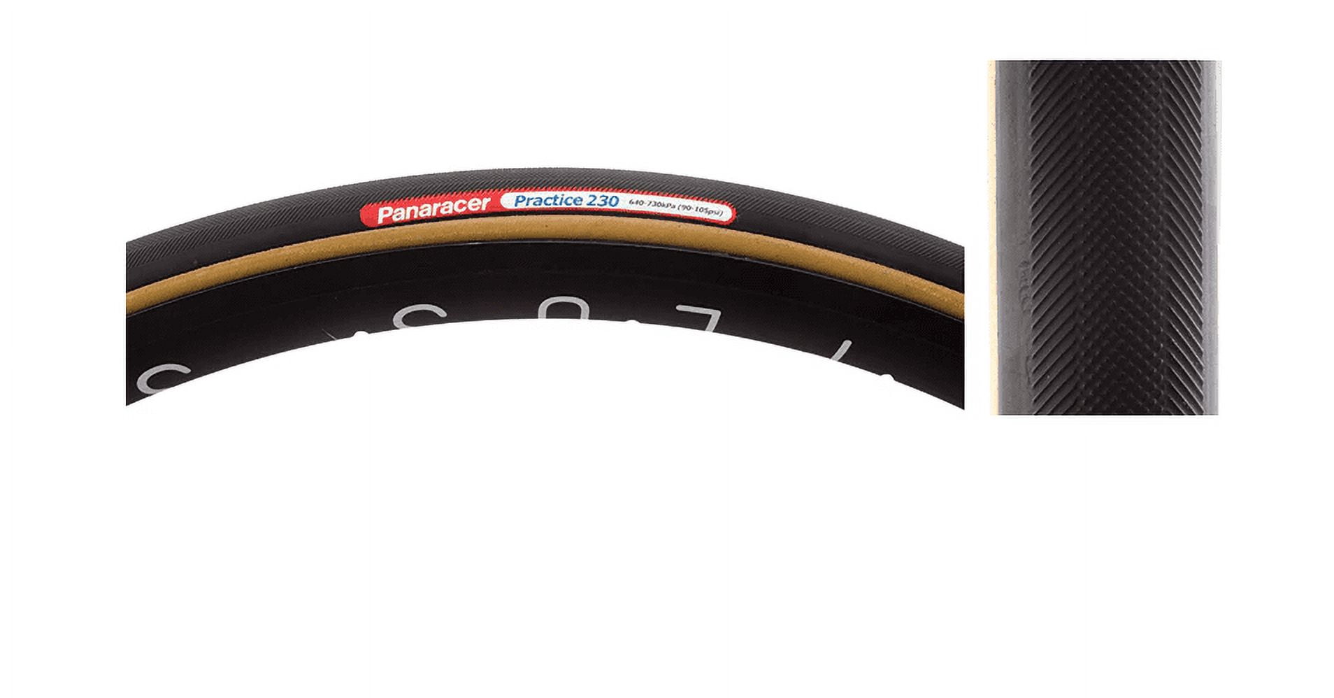 PANARACER TIRE TUBULAR PAN PRACTICE 700x25 BK/BK 42mm REMOVABLE VALVE ...
