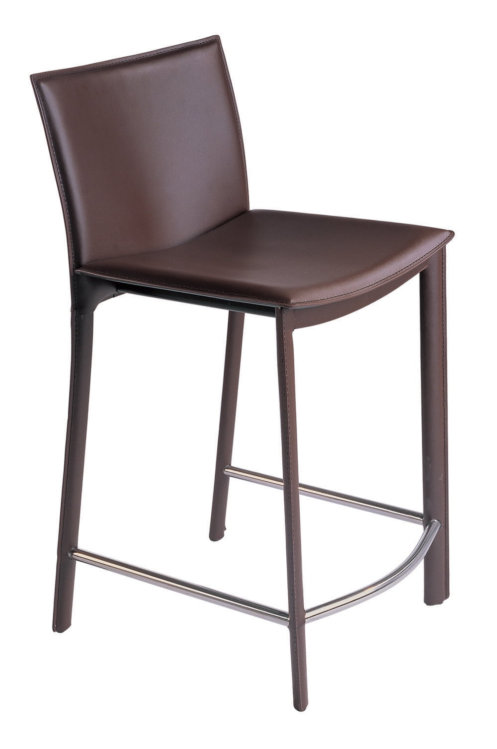 Moe's Home Modern Panca Counter Stool With Brown Finish EH-1034-20 ...