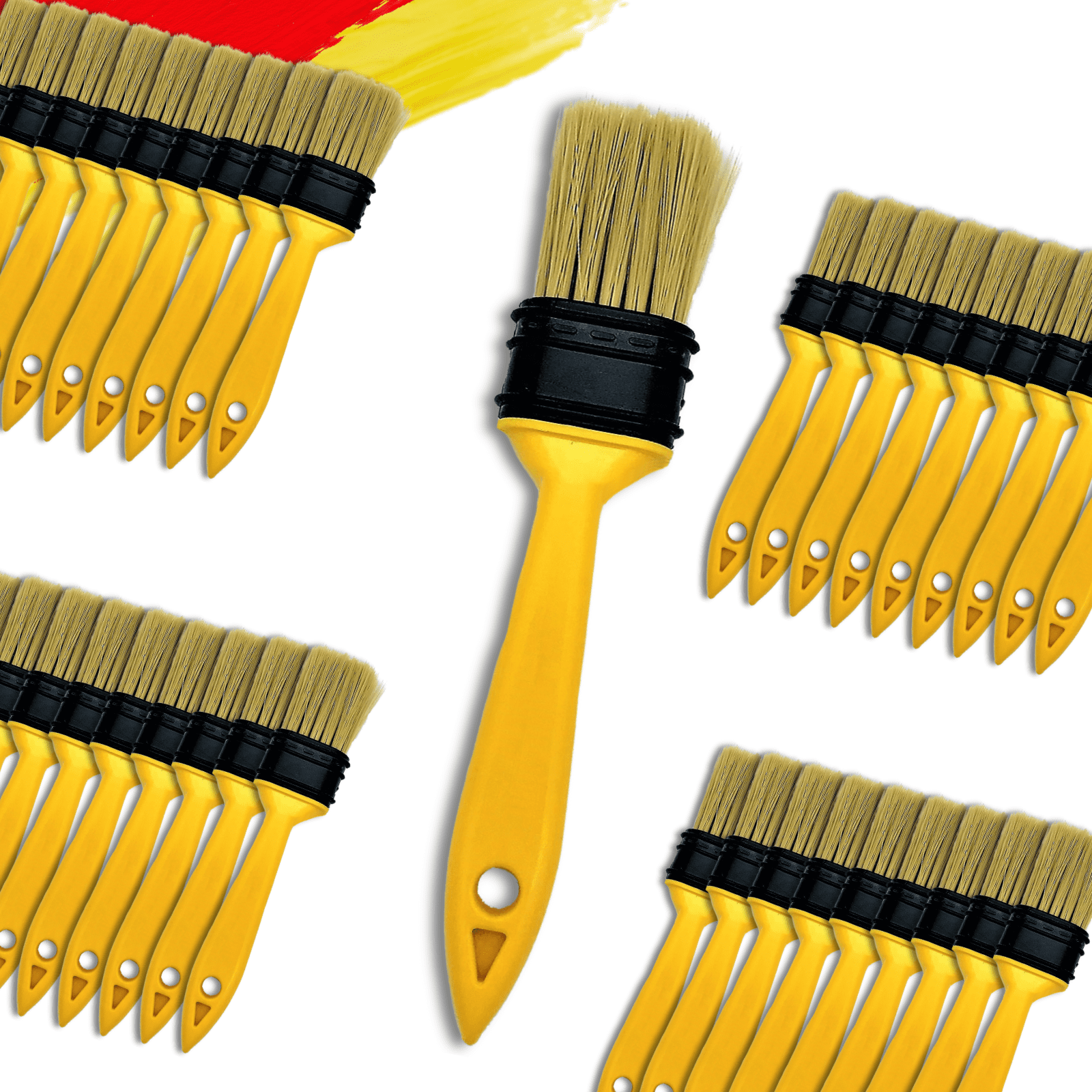PANCLUB Paint Brushes for Walls I Chip Brush Set 1.5 inch 15 Pack I S ...