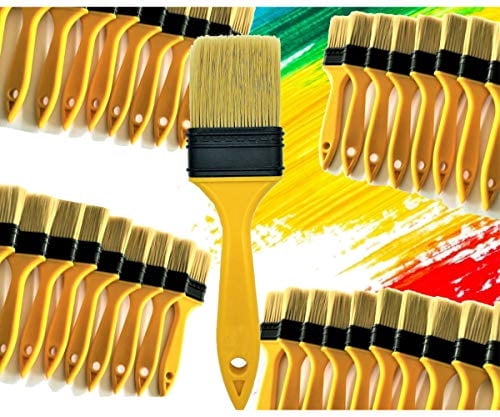 PANCLUB Paint Brushes for Walls I Chip Brush Set 2 inch 40 Pack I S ...