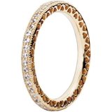 PANDORA Alluring Brilliant Marquise Ring - Clear CZ & 14K Gold Charm ...