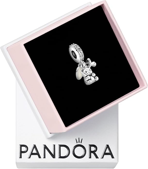 PANDORA Baby Teddy Bear Dangle Charm - Compatible with PANDORA Moments ...