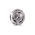 PANDORA Elevated Heart Charm - 798464C01 - Walmart.com