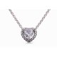 PANDORA Elevated Heart Necklace - 398425C01-45 - Walmart.com