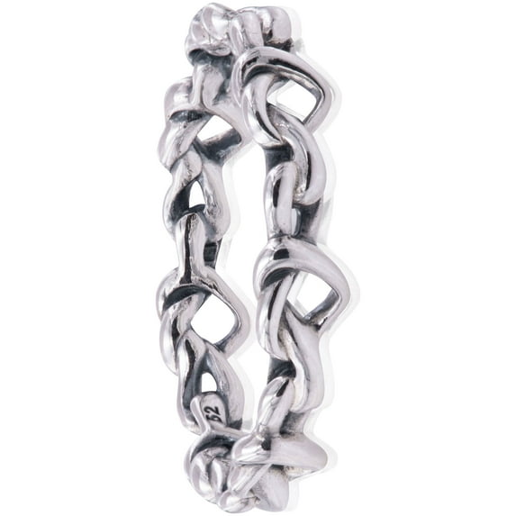 PANDORA Knotted Hearts 925 Sterling Silver Ring - Size 6 198018-52 ...