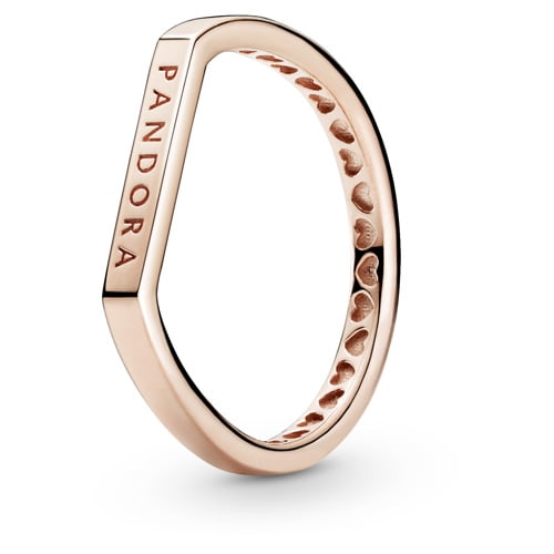 Pandora Rose Geometric Logo Bar Stacking Ring for Women - Walmart.com