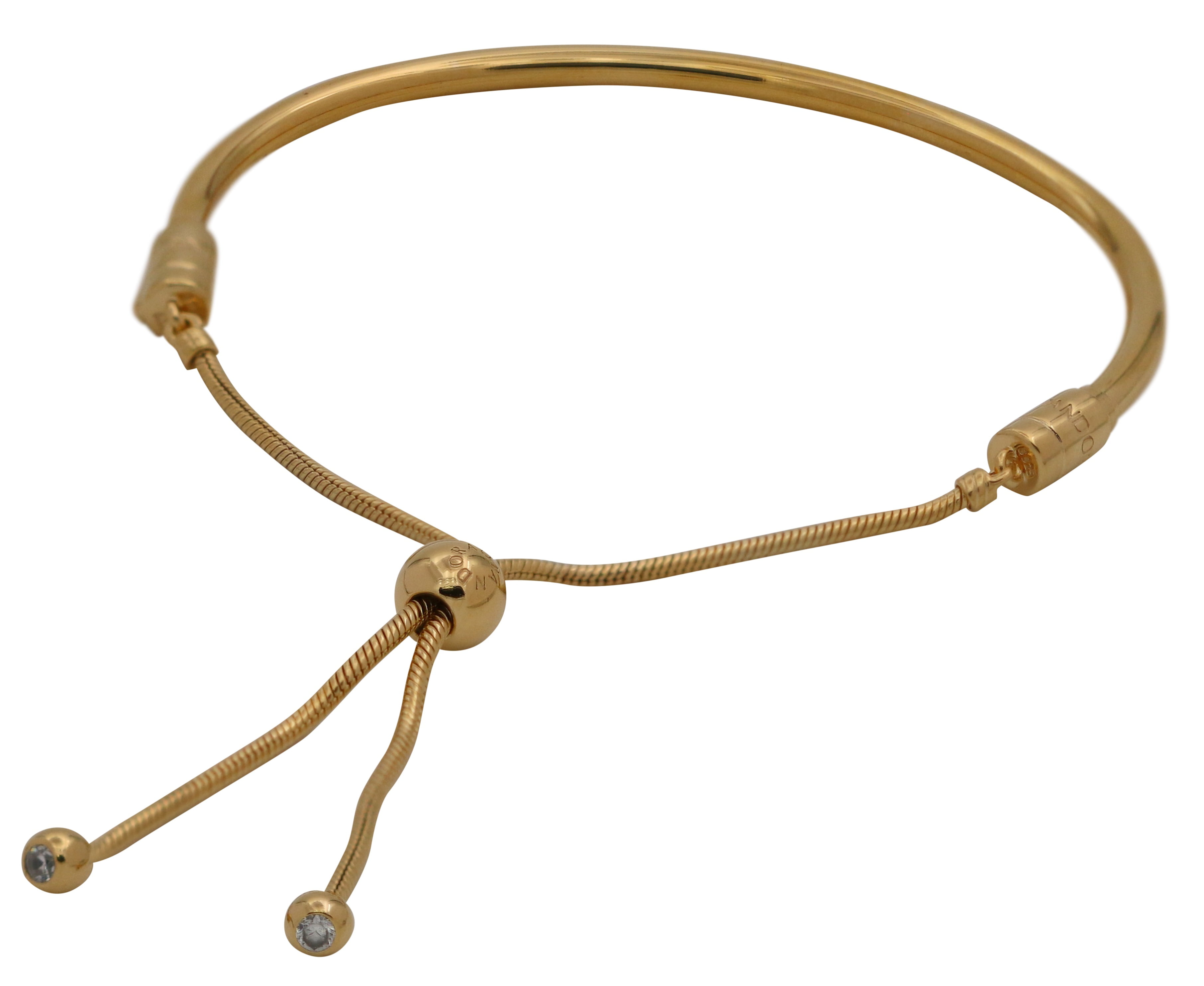 PANDORA Sliding Bangle Bracelet - Pandora Shine - Walmart.com