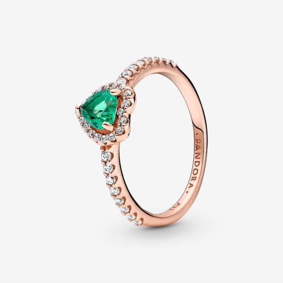Pandora Sparkling Elevated Heart Ring - Walmart.com