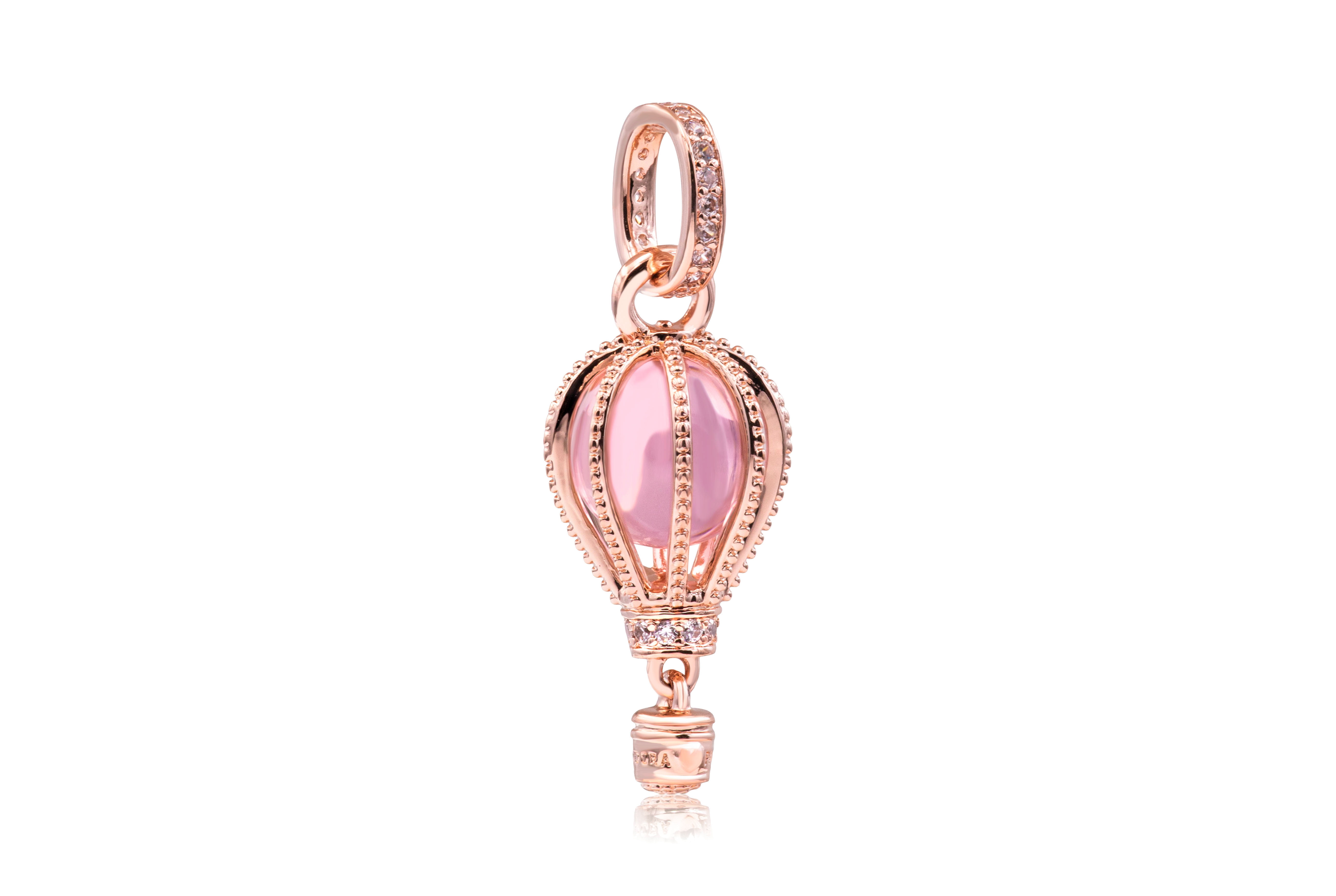 Pandora Pink Hot Air Balloon Dangle Charm - Walmart Business Supplies
