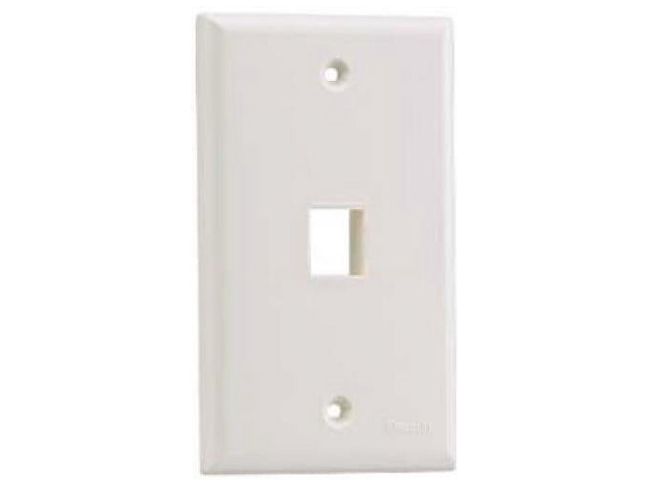 Panduit NK1FNWH 1-Gang 1-Port Faceplate, White - Walmart.com