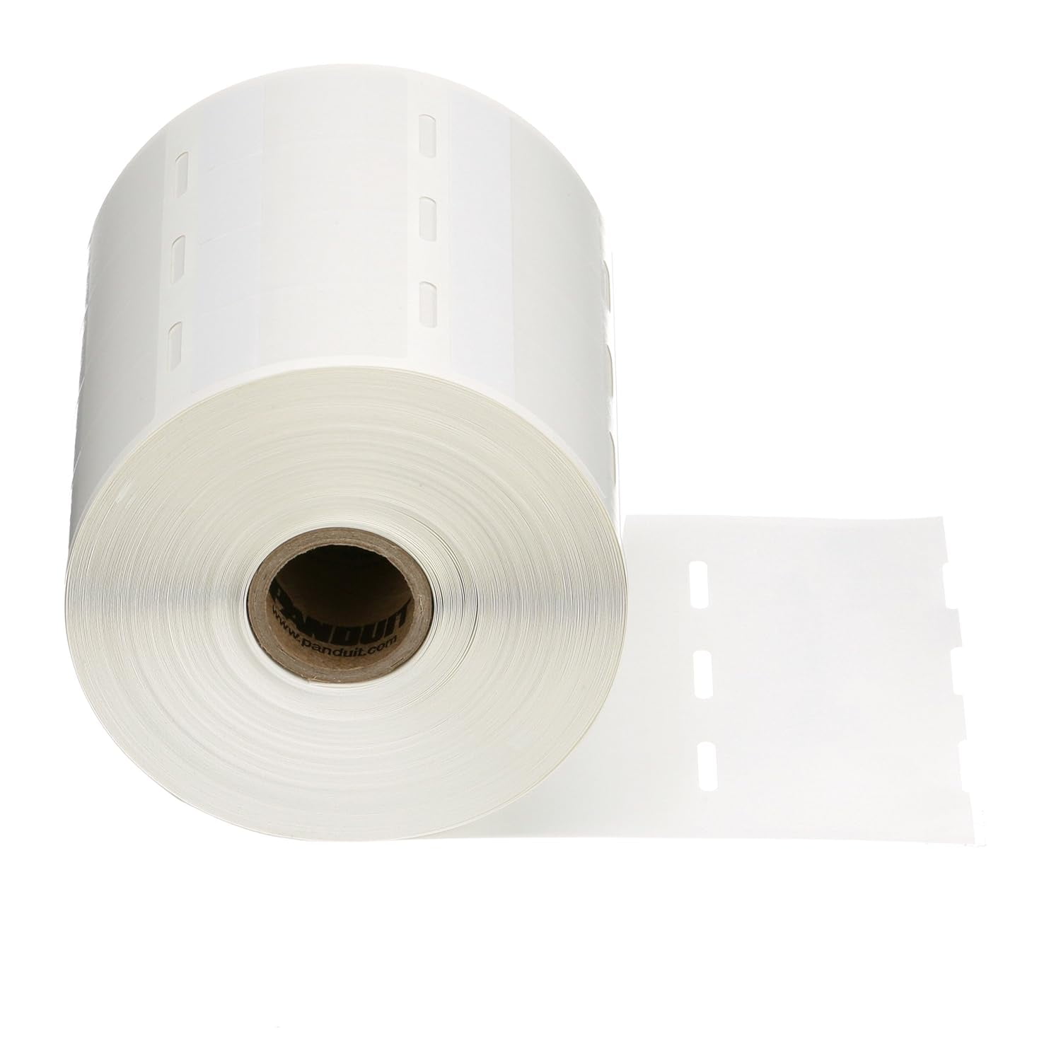 Panduit Thermal Transfer Self-Laminated Label, Vinyl, 1" Core, 2,500 ...