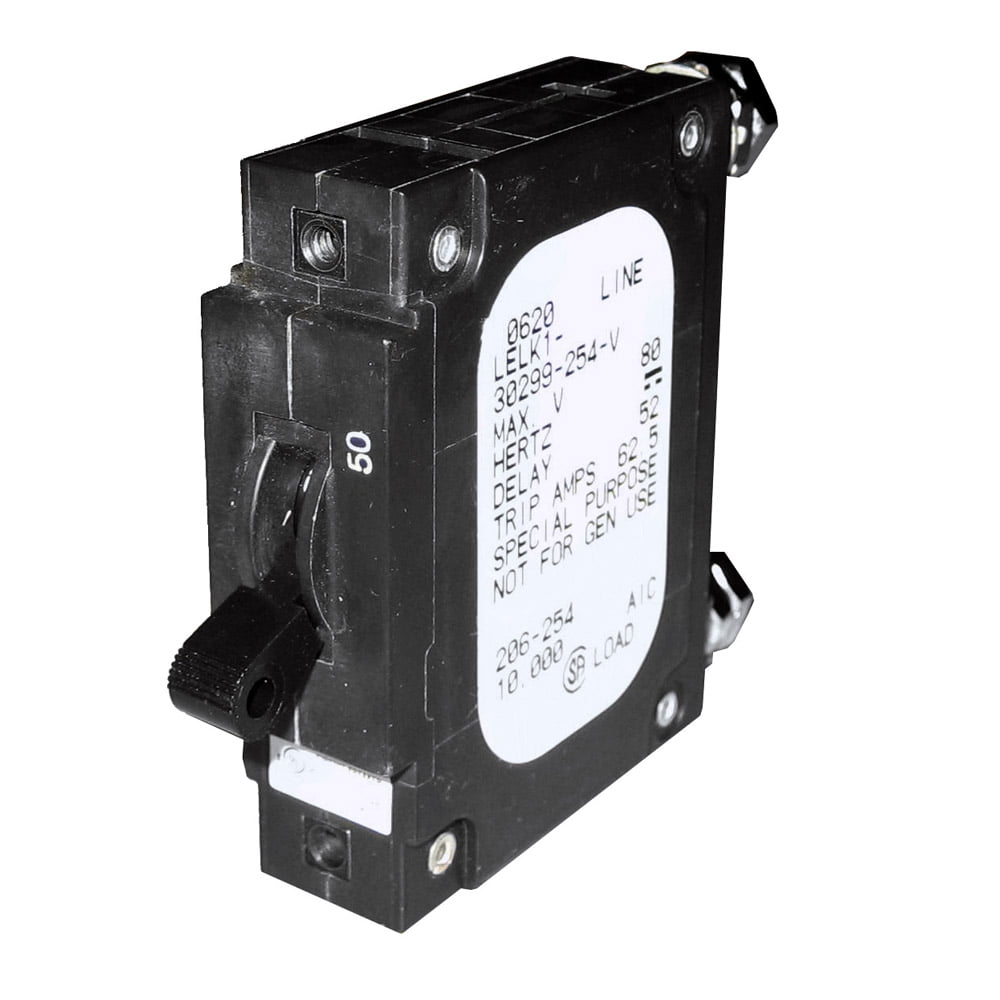 Paneltronics 'C' Frame Magnetic Circuit Breaker - CE - 50 Amp - Sin ...