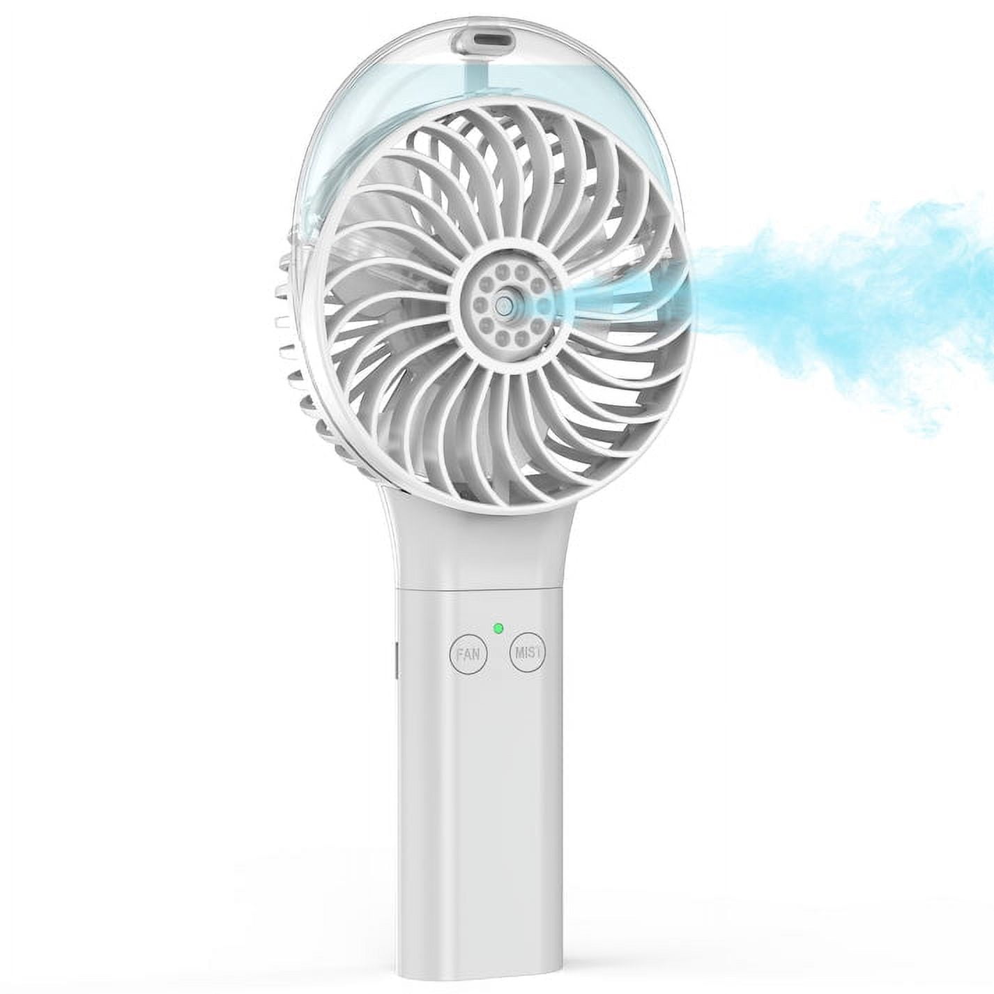 PANERGY F006 Rechargeable Handheld Misting Fan. - Walmart.com