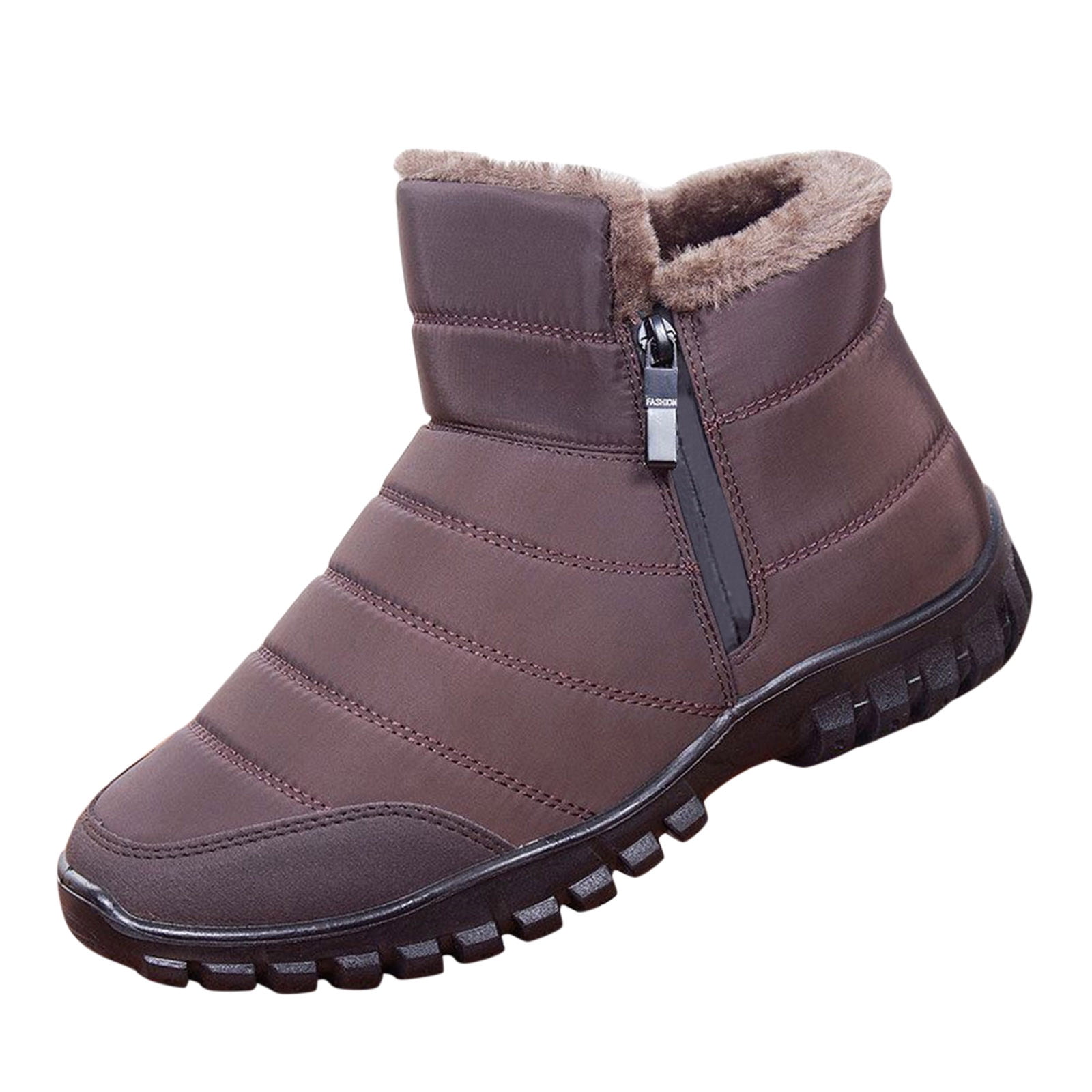 PANGF Fashion Winter Men Snow Boots Thick Soled Non Slip Water-proof ...