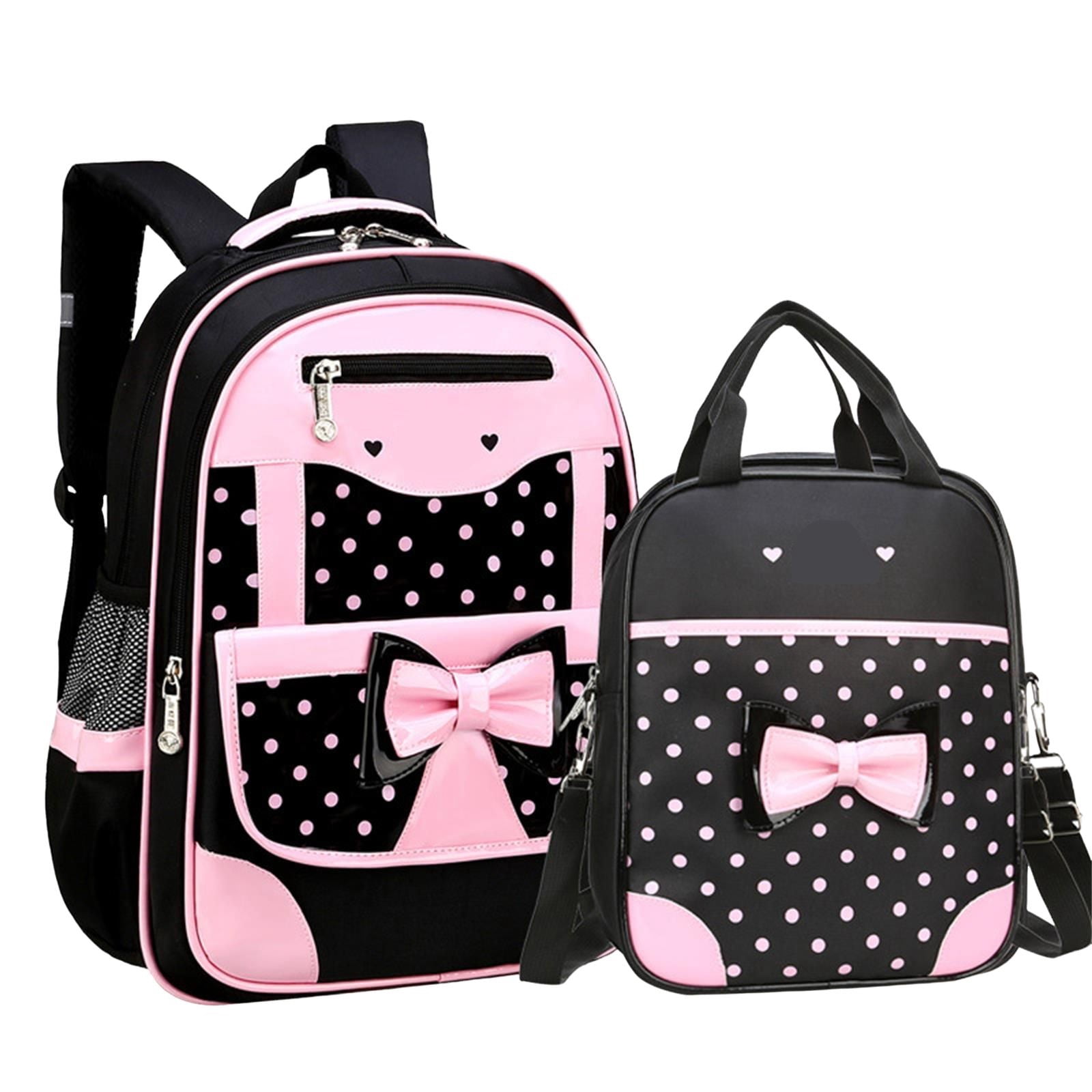 PANGF Girls Lightweight Backpacks Set School Bags for Girls with Lunch ...