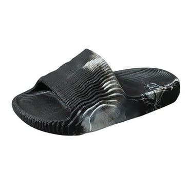 Hanes Womens Open Toe Memory Foam Anti-Slip Slide Slipper - Walmart.com