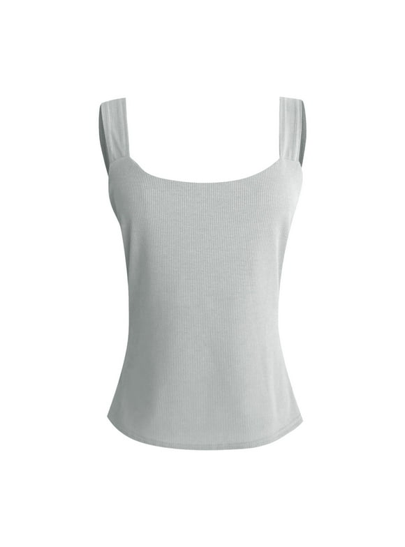 Square Cut Tank Tops
