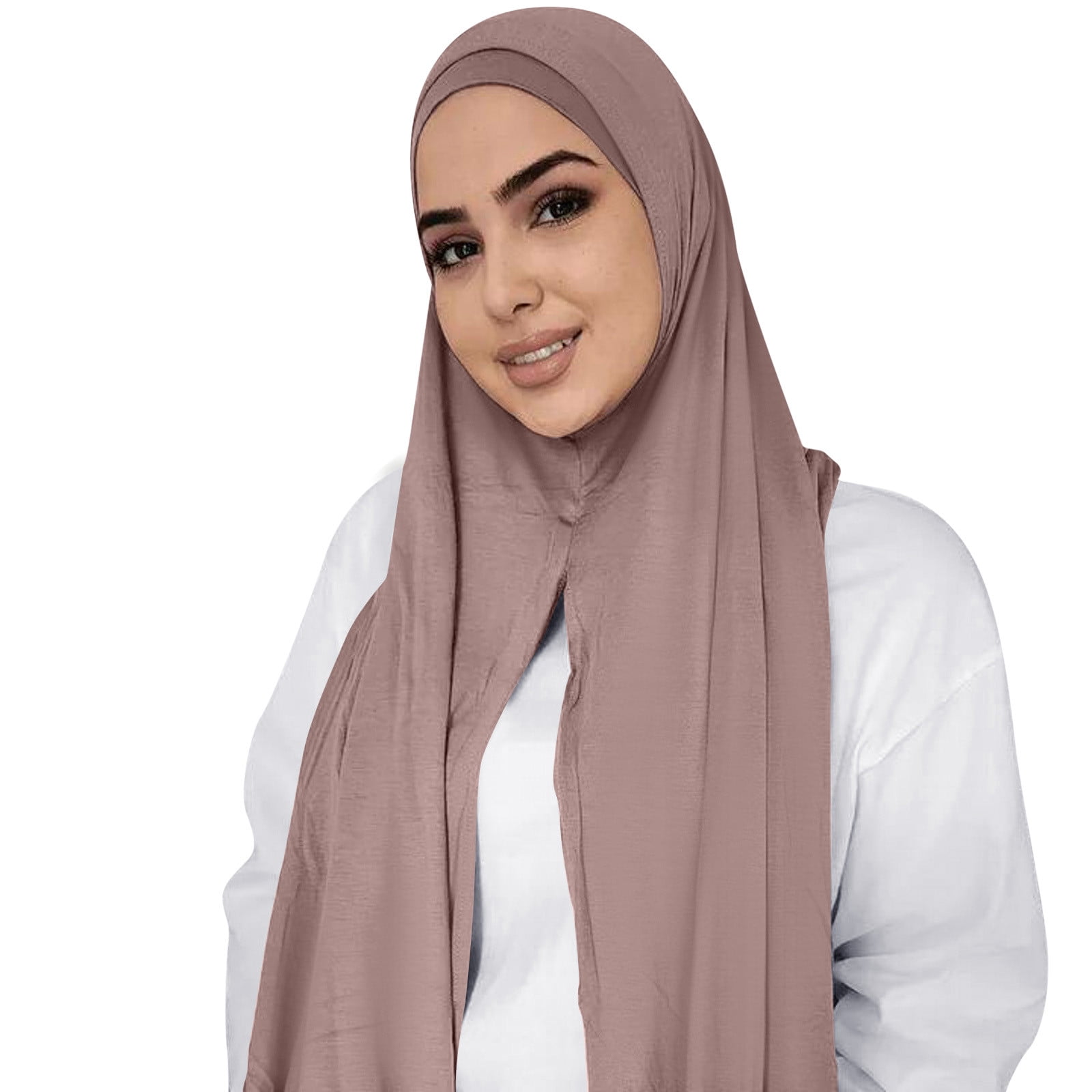 PANGF Women Outdoor Hair Band Head Scarf Solid Color Long Scarf Wrap ...