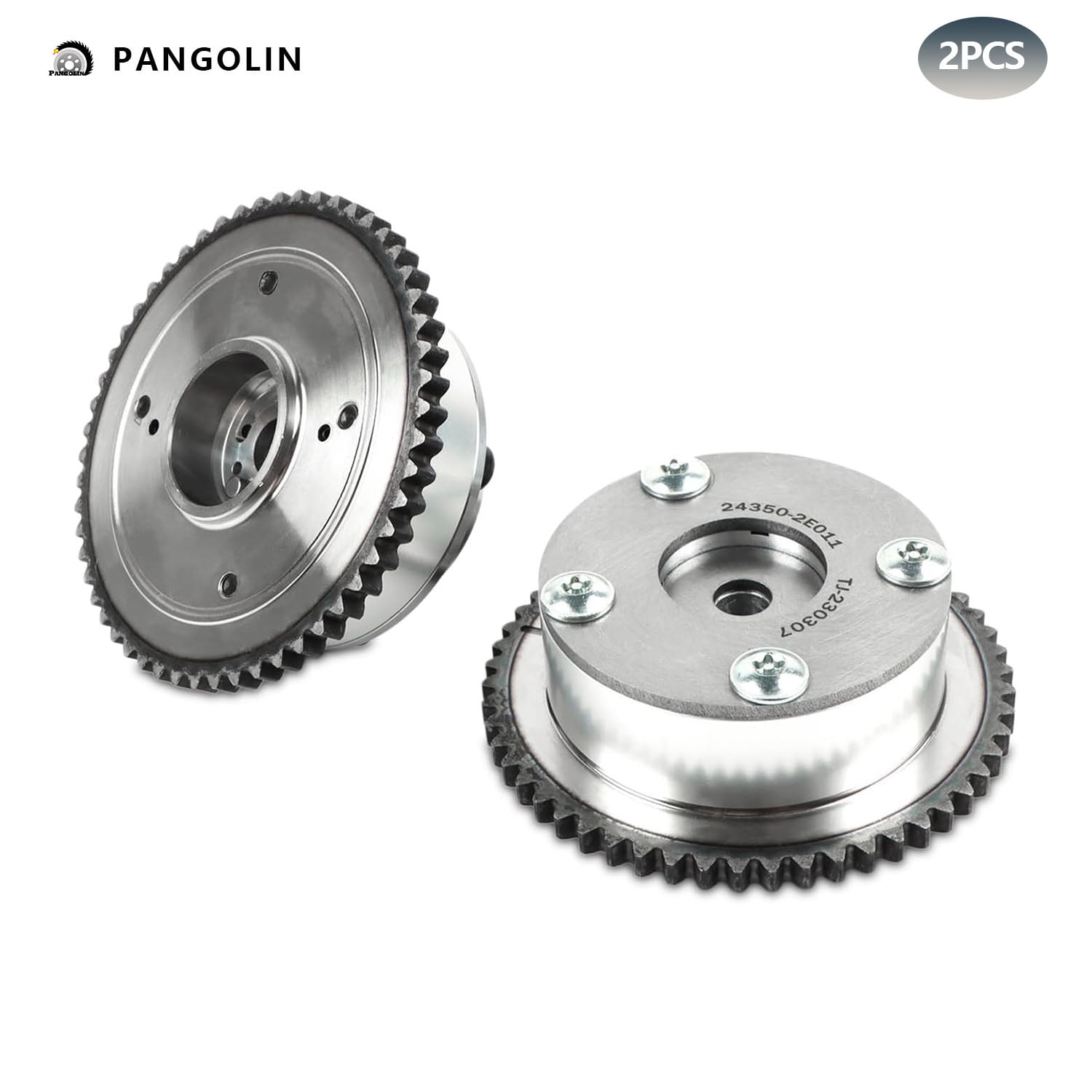 PANGOLIN 2Pcs Exhaust & Intake VVT Timing Camshaft Gear Sprocket 24370 ...