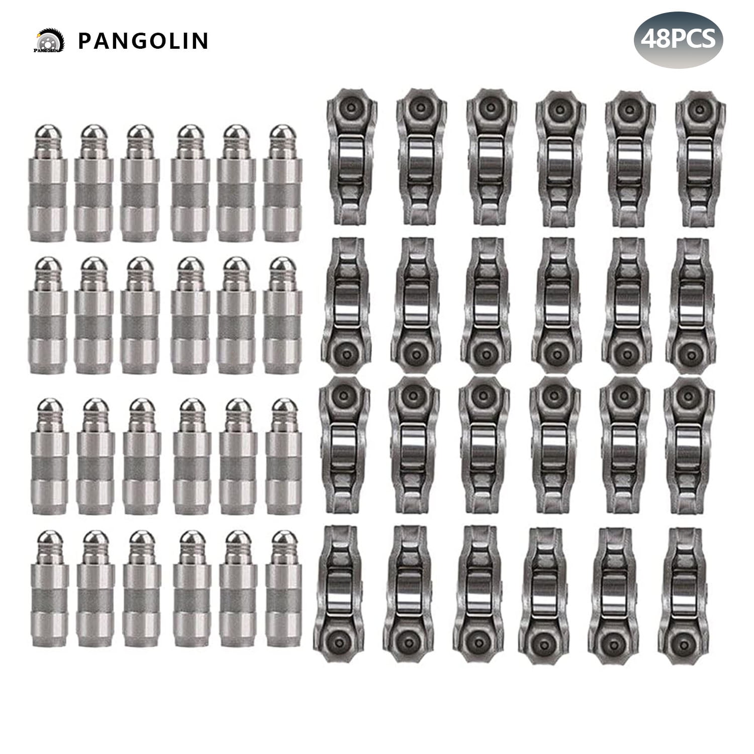 PANGOLIN 48Pcs Engine Camshafts Rockers Lifters Kit Rocker Arm & Lifter ...