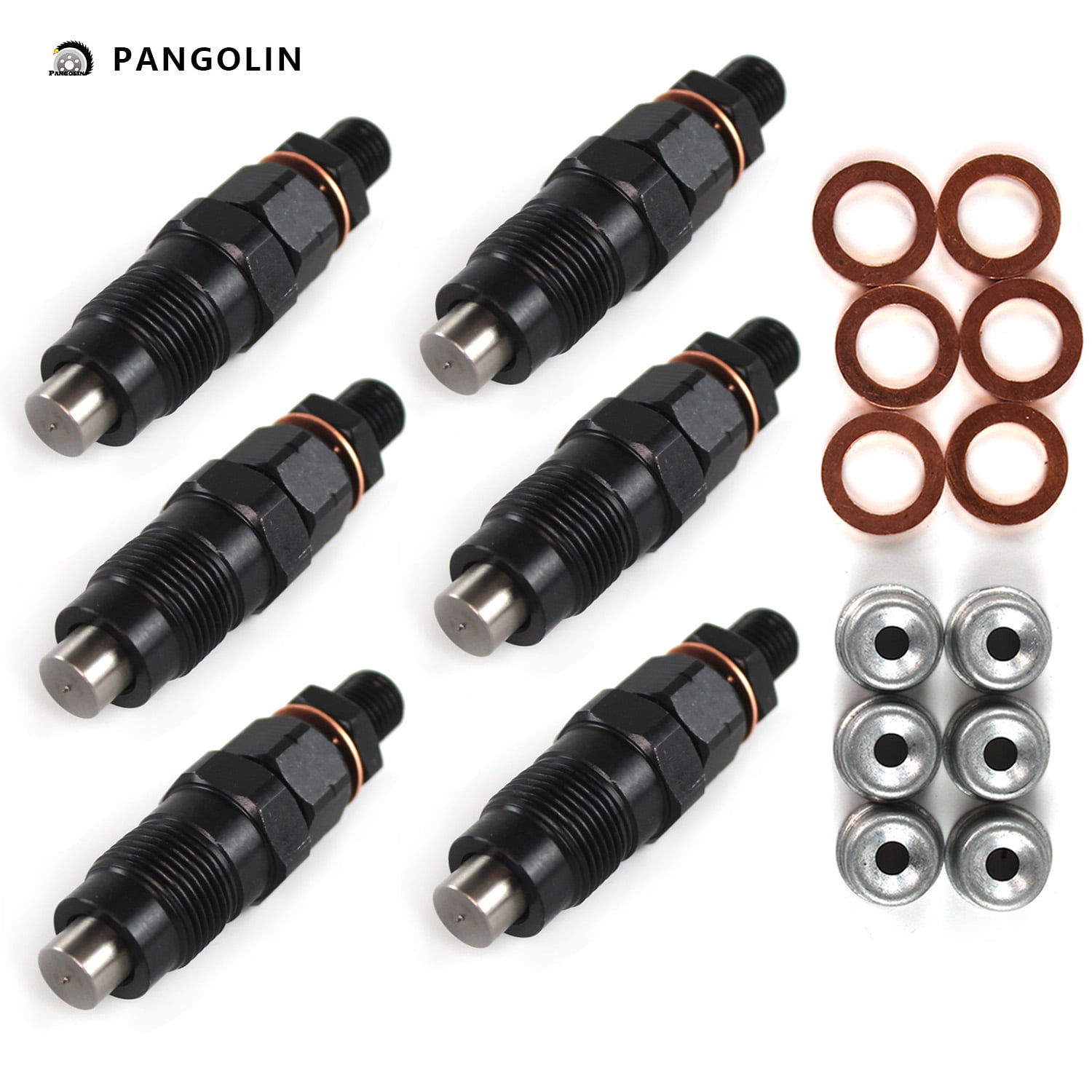PANGOLIN 6Pcs Fuel Injector Fits for Nissan Patrol GU Y61 TD42 TD42T Engine Diesel Fuel ...