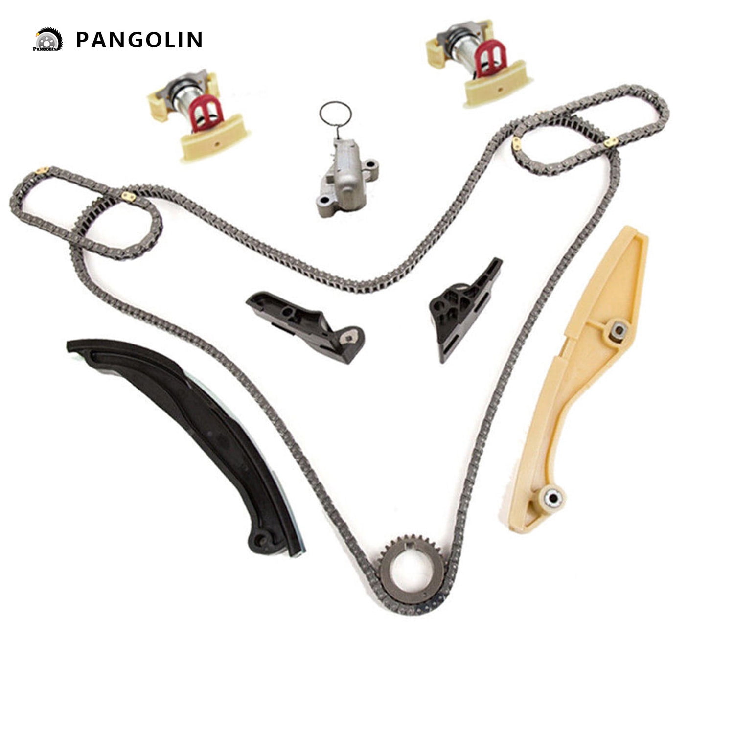 PANGOLIN Engine Timing Chain Kit Fit for 2011-2017 Explorer, 2015-2016 ...