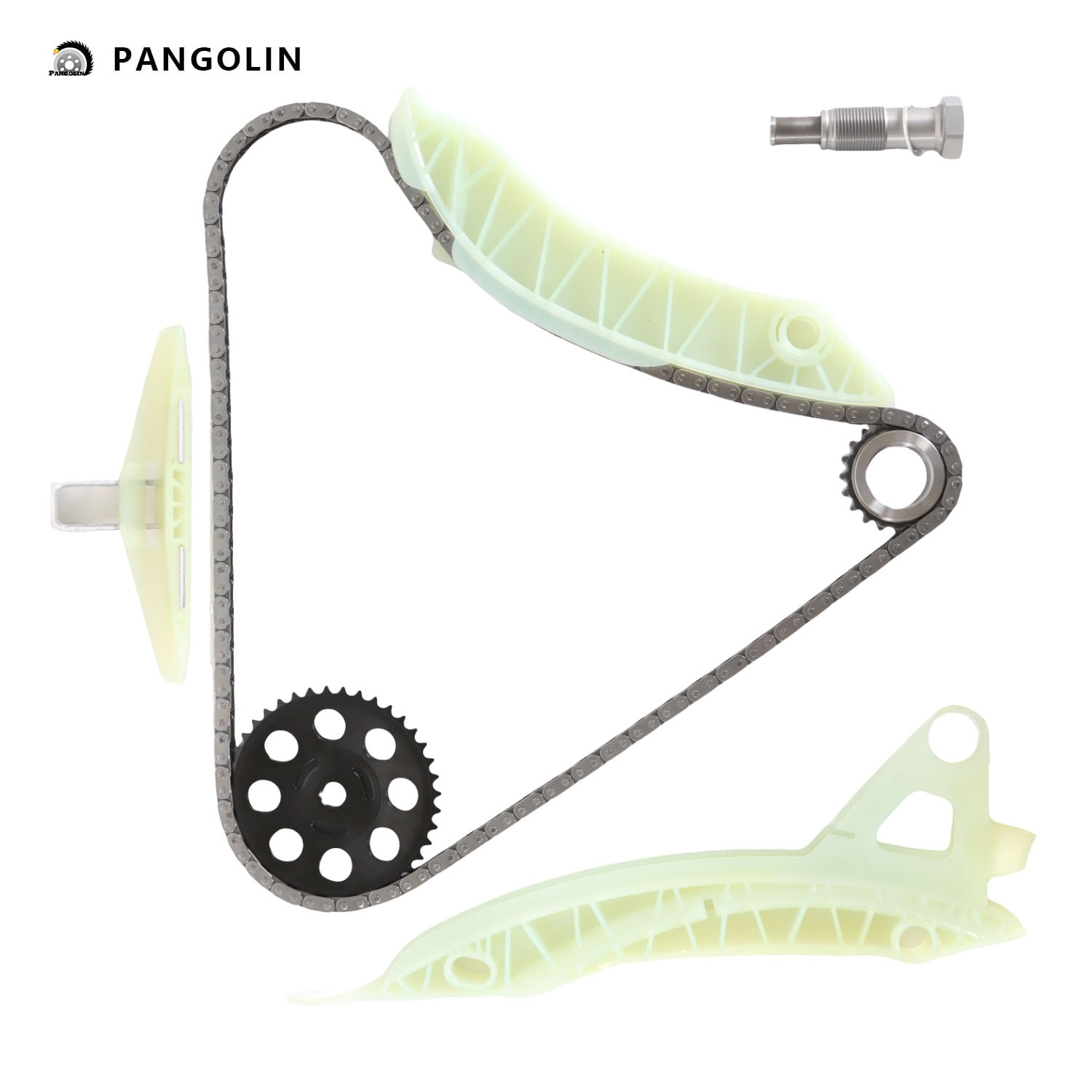 PANGOLIN Engine Timing Chain Kit with Tensioner Fit for 2007-2012 Mini ...