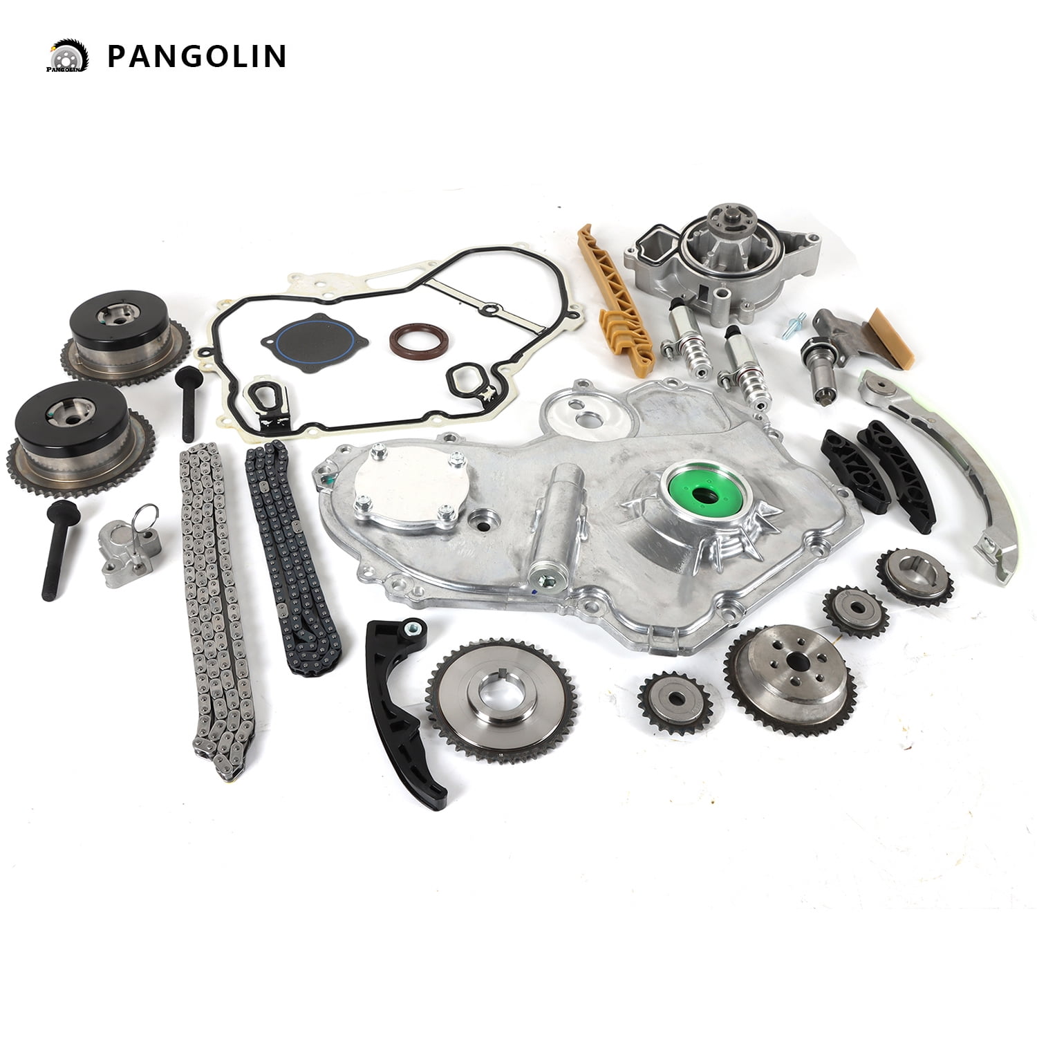 PANGOLIN Engine Timing Chain Kit with Water Pump Fit for 2011-2017 ...