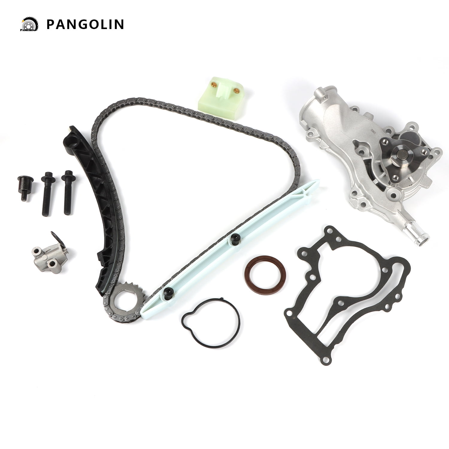 PANGOLIN Engine Timing Chain Kit with Water Pump Fit for 2013-2021 ...