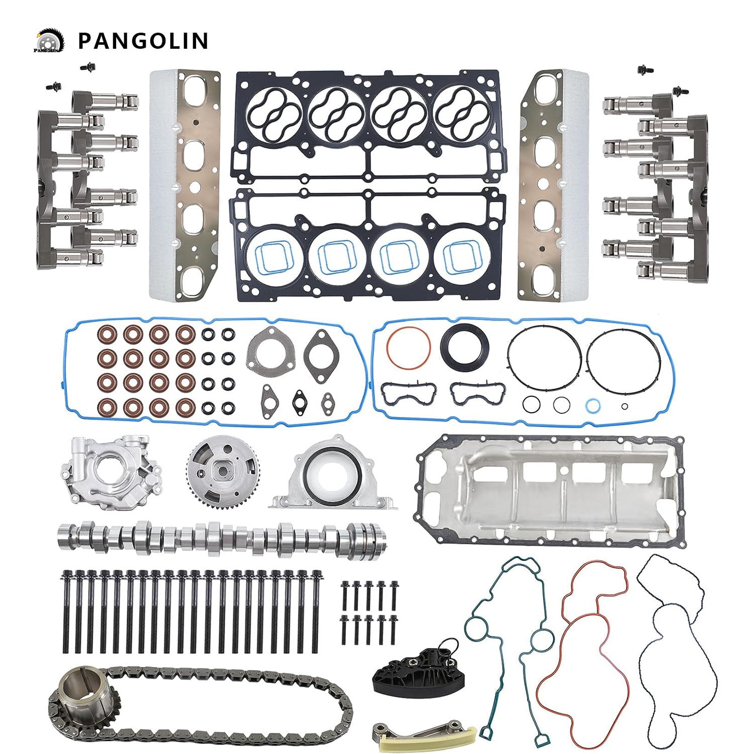 PANGOLIN MDS Camshaft Lifters Kit with Oil Pump 53022263AF Fit for 2009 ...