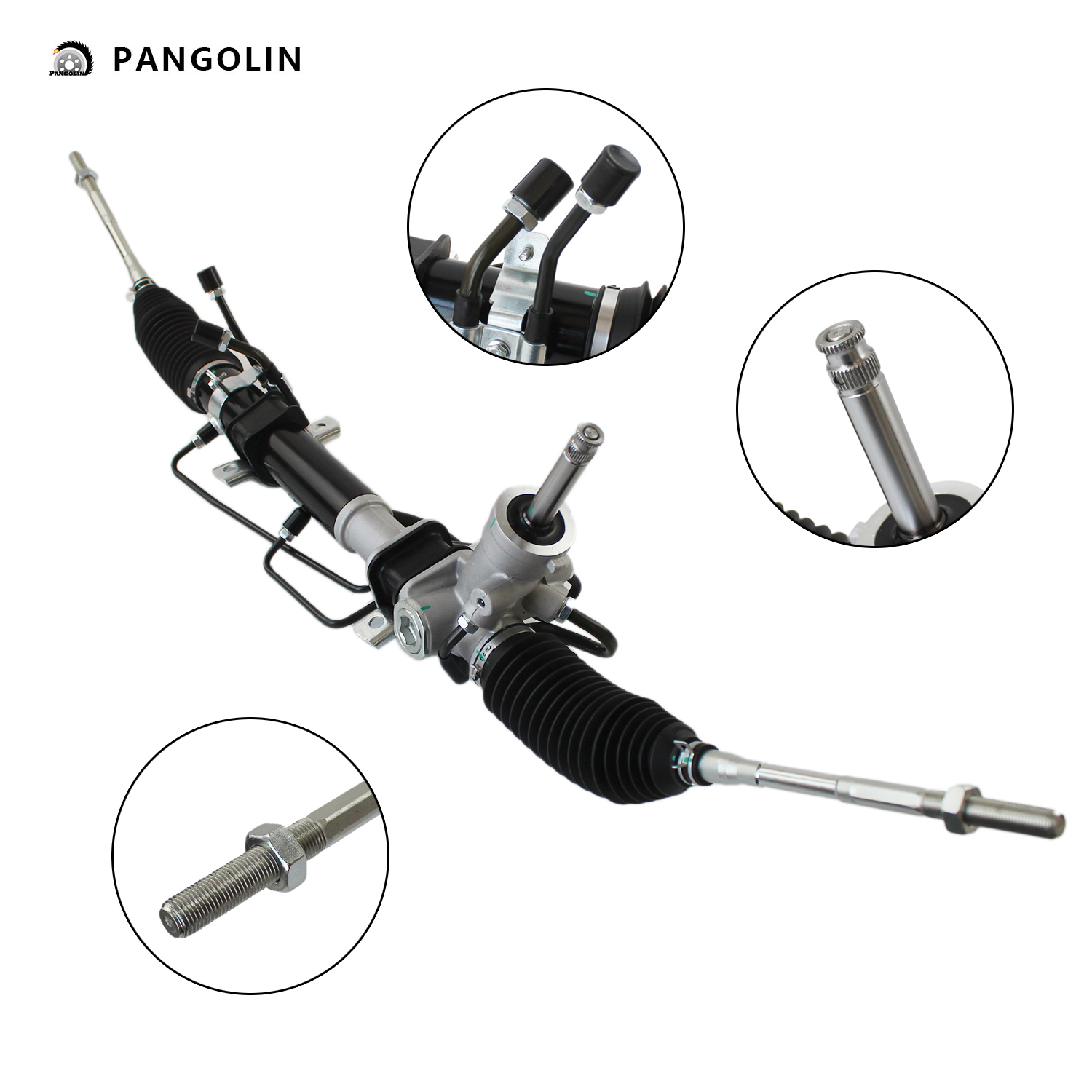 PANGOLIN Power Steering Rack with Pinion Assembly 26-2312 Fit for 2005 ...