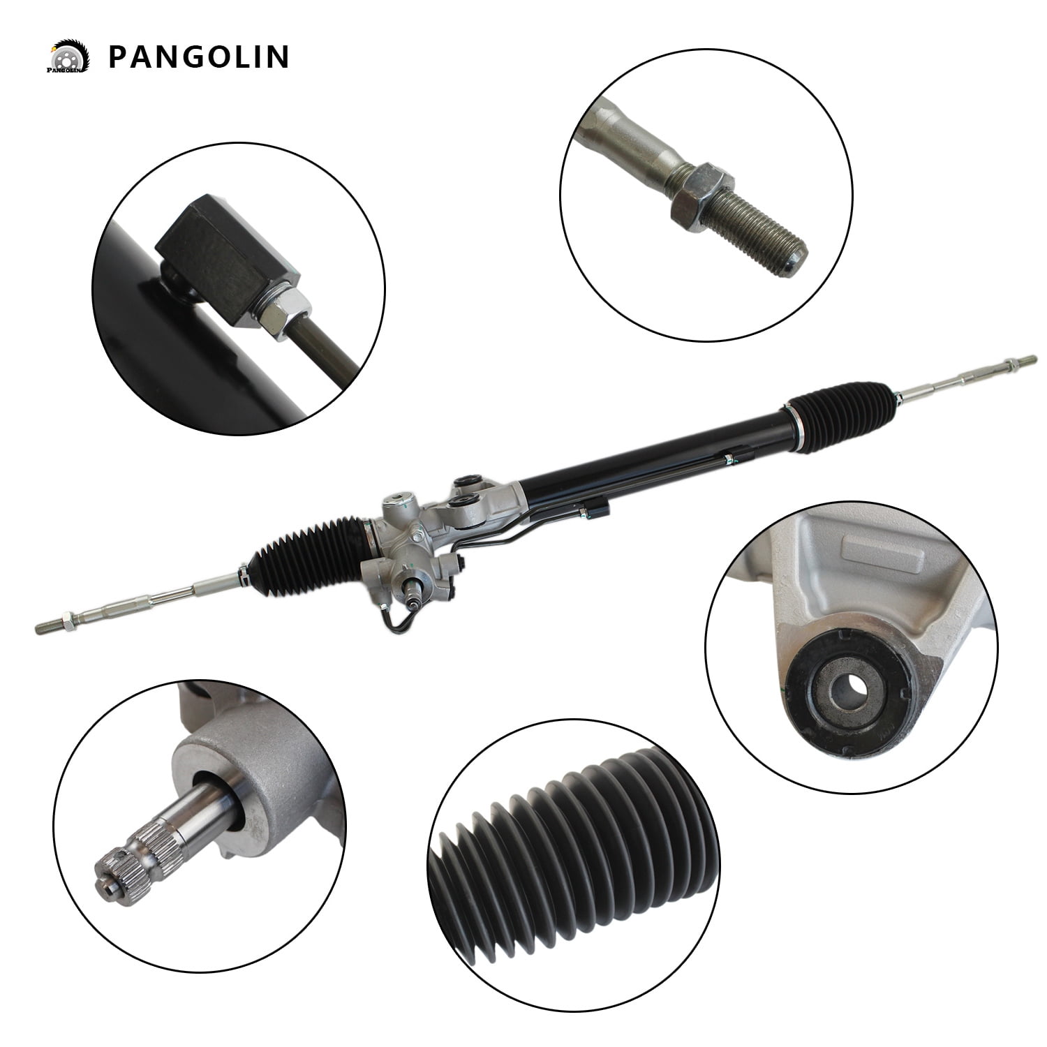 PANGOLIN Power Steering Rack with Pinion Assembly 26-2726 Fit for 2006 ...