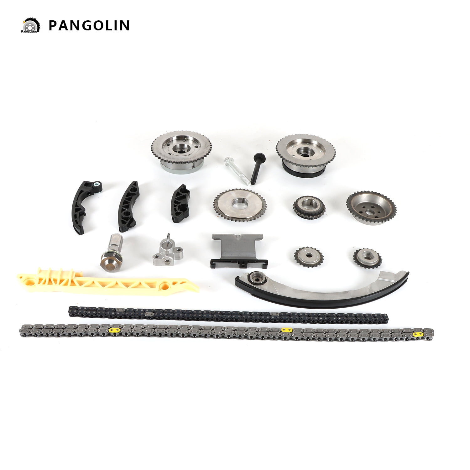 PANGOLIN Timing Chain Kit with VCT Solenoid Actuator Shaft Gear Fit for ...