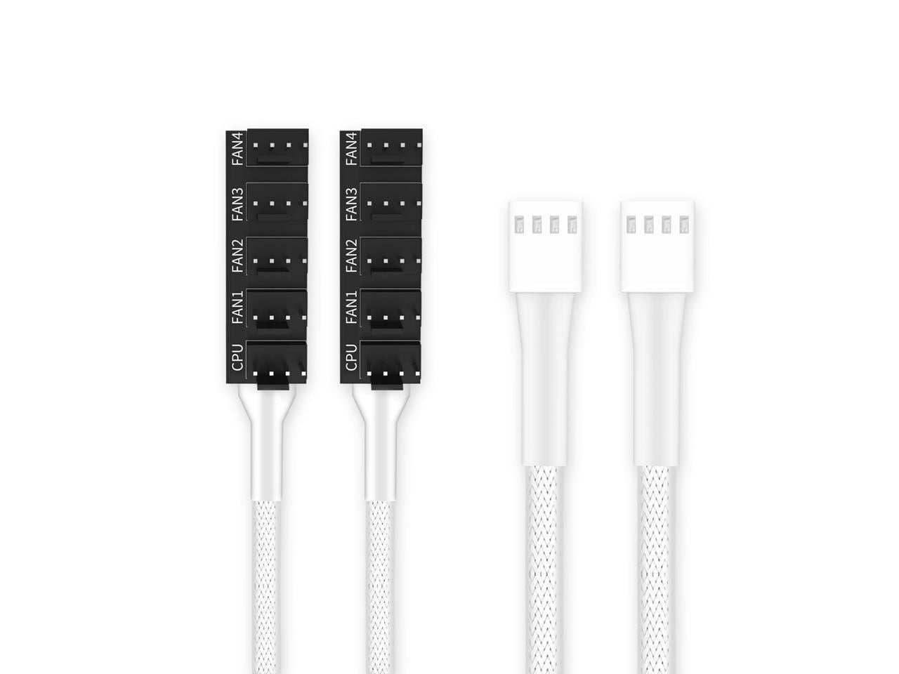 PANO-MOUNTS PWM Fan Hub 1-to-5 for 4-Pin/3-Pin Computer Case Fans | 5 ...