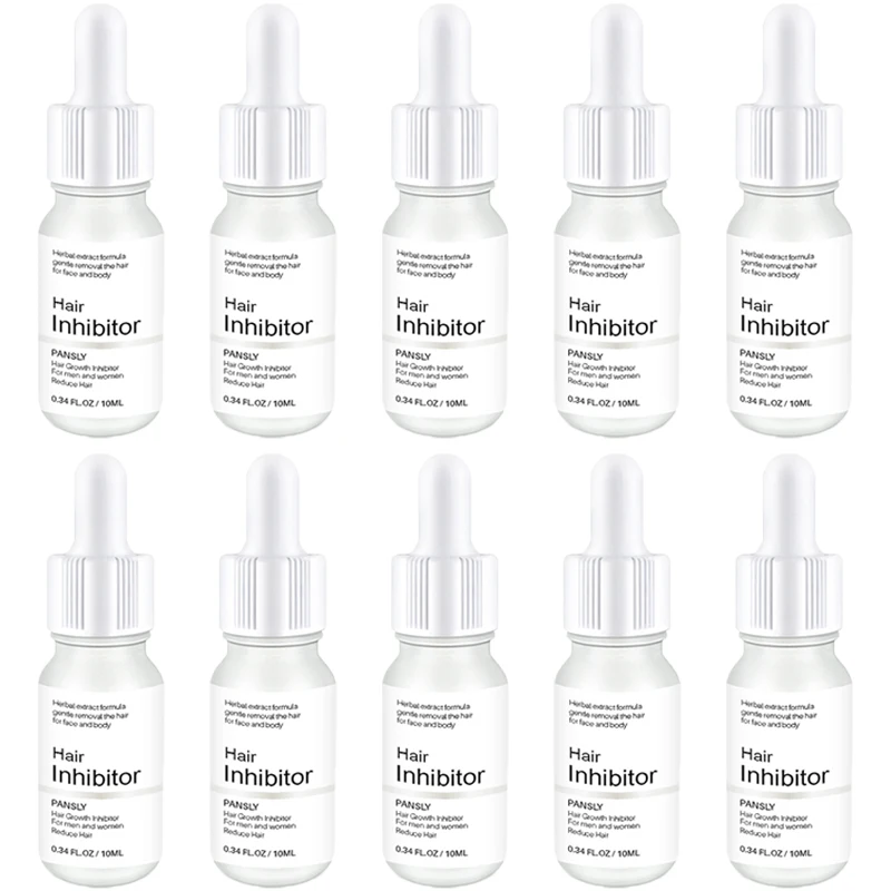 PANSLY Hair Removal Inhibitor Serum Permanent Depilatory Beard Armpit ...