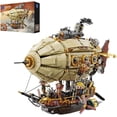 PANTASY Steampunk Airship Model Kit, Dual-Layer Zeppelin with Gears ...