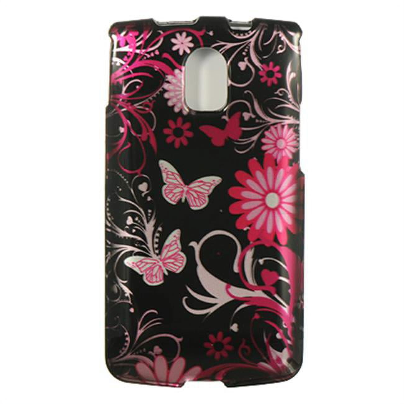 PANTECH MAGNUS / P9090 CRYSTAL CASE PINK BUTTERFLY-CAPNP9090PKBF ...