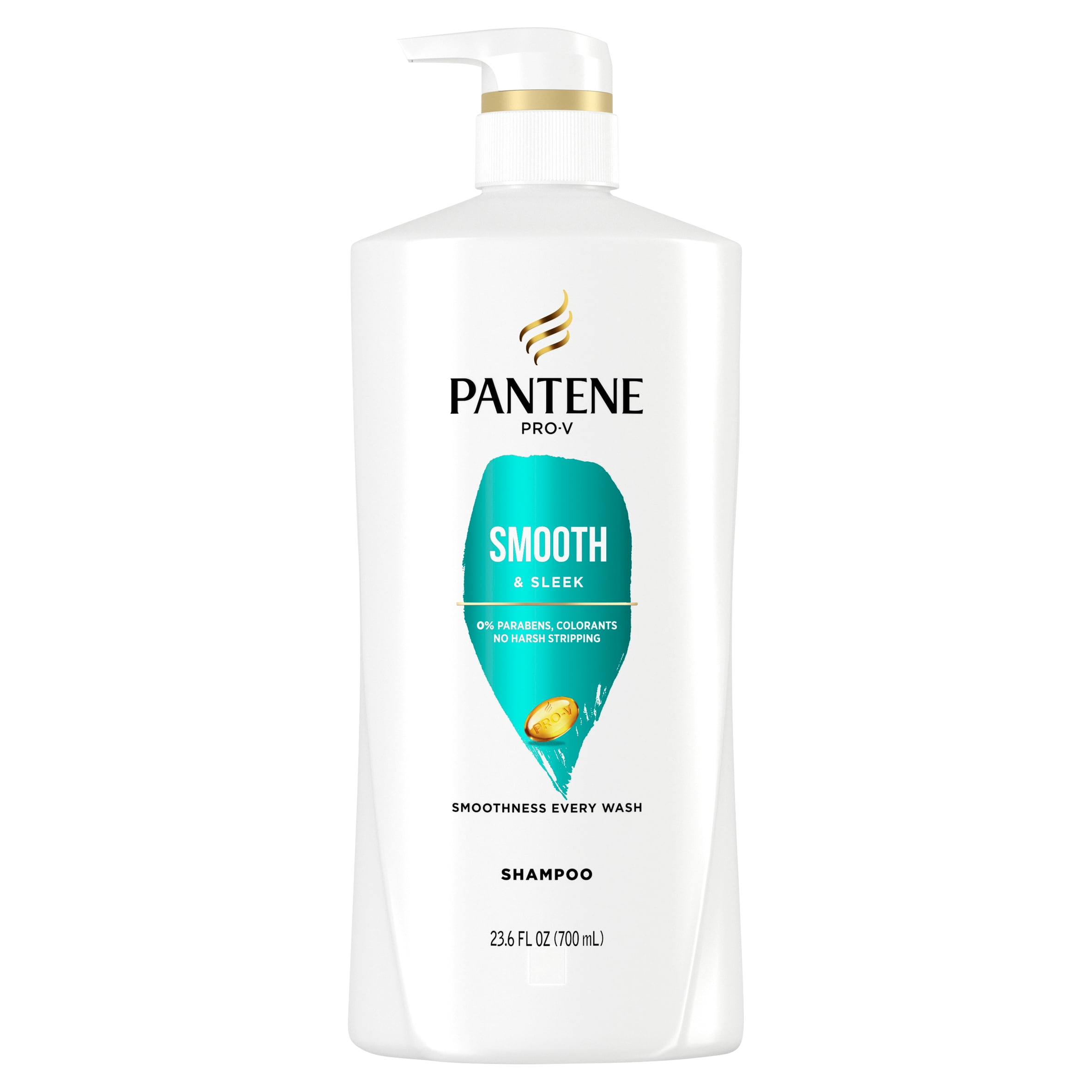 PANTENE PRO-V Smooth & Sleek Shampoo, 23.6 oz - Walmart.com
